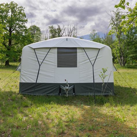 Tente Remorque Gonflable Camping Airsecond 4 2 Fandb 4 Personnes 2 Chambres Quechua Decathlon