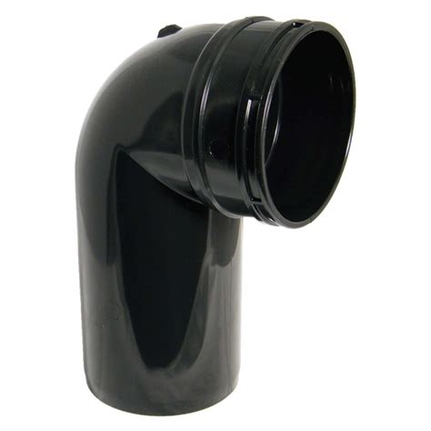Floplast Black 110mm Soil 90° Solvent Socket Bend Selco