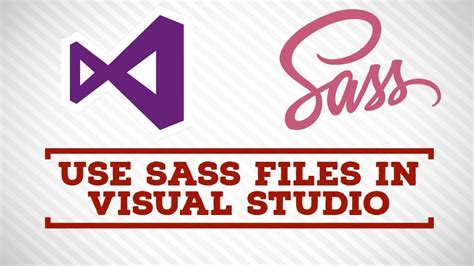 How To Use Sass In Visual Studio Aspnet With Code Example Youtube