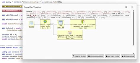 View Entity Framework Db 𝗾𝘂𝗲𝗿𝘆 𝗽𝗹𝗮𝗻 𝗶𝗻𝘀𝗶𝗱𝗲 𝗩𝗶𝘀𝘂𝗮𝗹 𝗦𝘁𝘂𝗱𝗶𝗼 🔥 This Relatively New 𝘌𝘍𝘊𝘰𝘳𝘦 𝘝𝘪𝘴𝘶𝘢𝘭𝘪𝘻𝘦𝘳