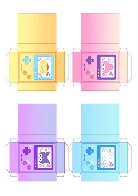 Sub ️산리오 스쿱마켓 놀이 ️🎀무료 도안공유🎀종이구관 그리는법쉬운 만들기페이퍼 크래프트미니어쳐종이인형 옷입히기