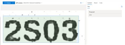 Form Recognizer Wrong Character Microsoft Qanda