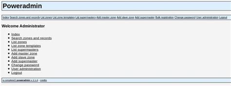 PowerDNS Database Back End And Poweradmin Web GUI ADMIN Magazine