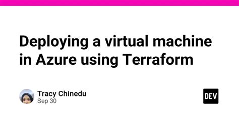 deploying a virtual machine in azure using terraform codingcat dev