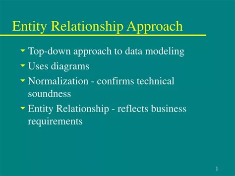 Ppt Entity Relationship Approach Powerpoint Presentation Free Download Id9390385