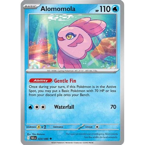 Alomomola 024086 Scarlet And Violet Black Bolt Pokemon Single