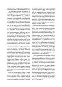 Lost In The Middle How Language Models Use Long Contexts DeepAI