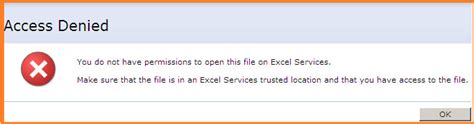 Amol Ghuges Sharepoint Blog Error Message When You Open A Web Page That Uses Excel Web Access
