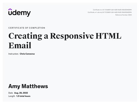 creating a responsive html email — amy matthews c v