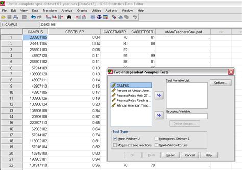 step three conducting a nonparametric independent samples by openstax