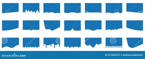 separator collection for poster app banner divider shape for website