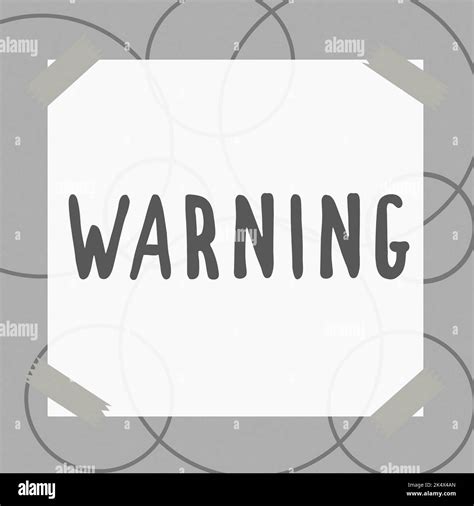 Inspiration Showing Sign Warning Business Idea Statement Or Event That