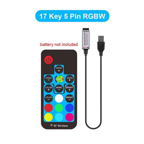 Usb Led Controller Mini 3key Rf 17key Muziek 20key Grandado