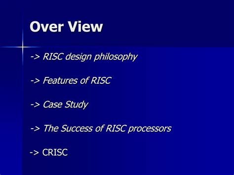 Ppt Risc Architecture Powerpoint Presentation Free Download Id 6019557