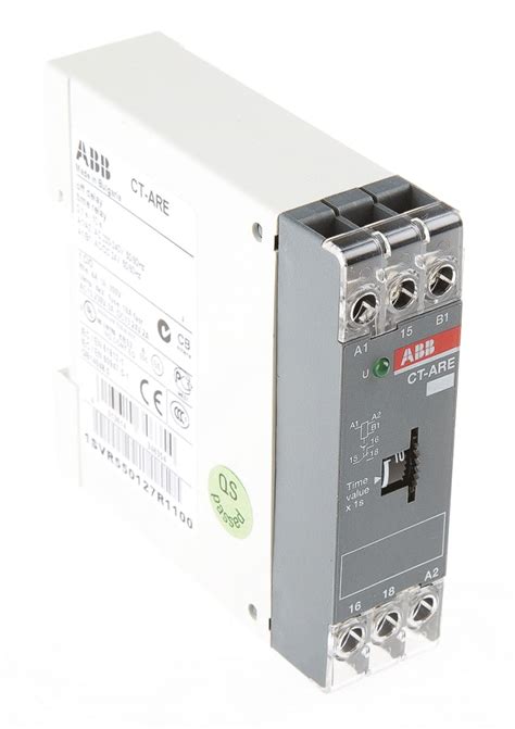 SVR R ABB ABB SVR Series DIN Rail Mount Timer Relay V Ac V Ac Dc