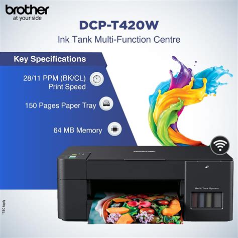 Shop Brother Dcp T W All In One Ink Tank Refill System Printer Online