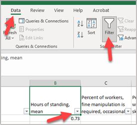 Using Pivot Tables To Compare And Analyze Multiple Occupational Requirements U S Bureau Of