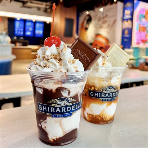 Ghirardelli Ice Cream Menu Ghirardelli Square Chocolate Shop In San
