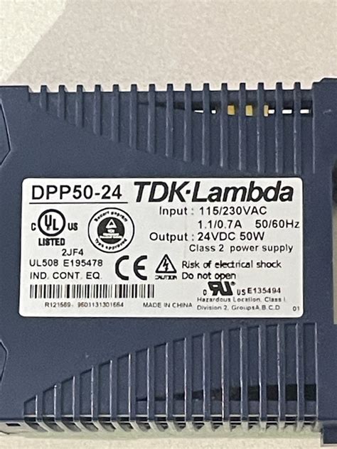 Siemens Tdk Lambda Power Supply Dpp50 24 Diagnostic Solutions