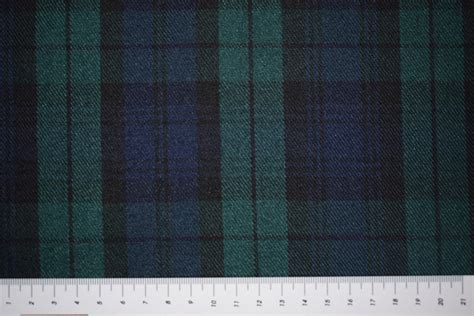 Black Watch Tartan Anglian Fashion Fabrics