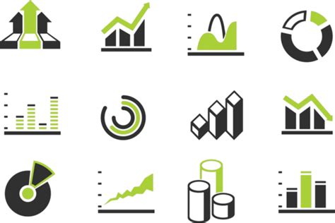 Black Background With Financial Graph And Stock Bar Chart Vector Background Statistic Screen