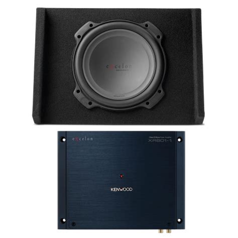 Kenwood P Xrw122db 12 Subwoofer In A Sealed Down Firing Enclosure With A Xr601 1 Excelon