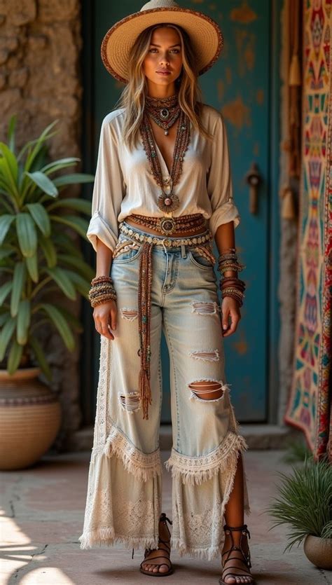 Funky Boho Chic Outfit Style Boho Style Outfits Boho Chic Outfits