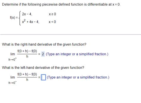 Solved Determine If The Following Piecewise Defined Function