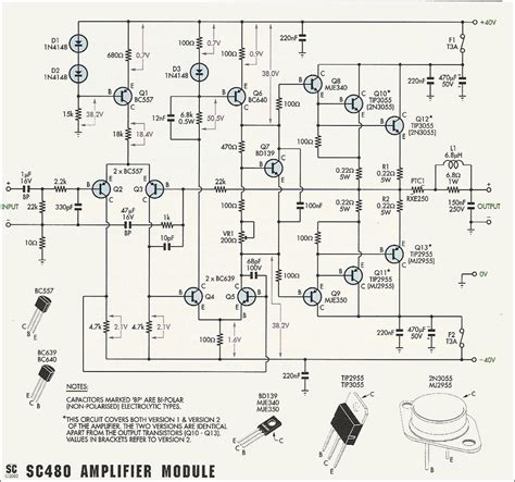 Schema Amplificator Audio Cu 2n3055 Sau Tip3055