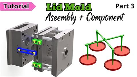 SolidWorks Assembly Tutorial And Component Mold Lid YouTube