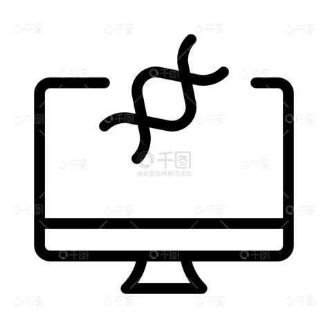 Dna网页ui 配有 Dna 测序实验室测试软件的台式计算机 模板免费下载 Eps格式 1000像素 编号69906654 千图网