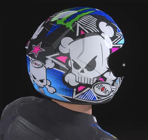 Ken Block Skull Helmet R Motogpgaming