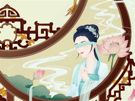 国风 国潮 一生所爱 纱漠 站酷ZCOOL