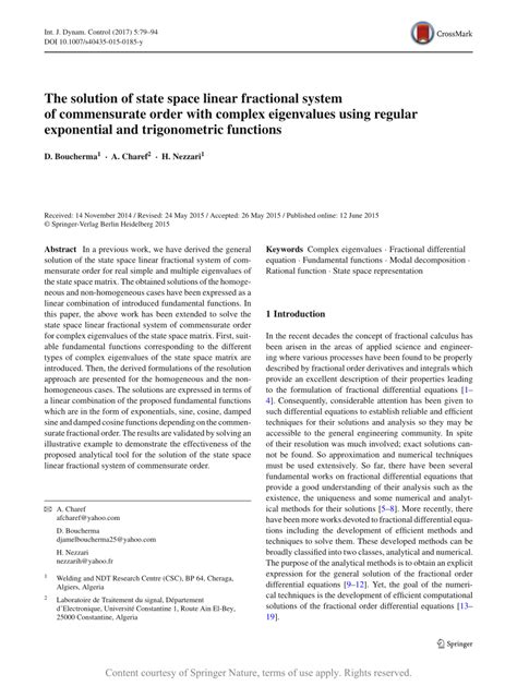 The Solution Of State Space Linear Fractional System Of Commensurate