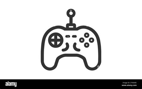 Minimal Gaming Symbol Stream Modern Games Wireless Controller Icon