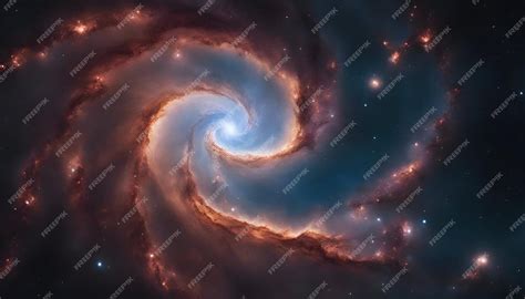 Free Photo Spiral Galaxy In Deep Space Computer Generated Abstract Background 3d Rendering