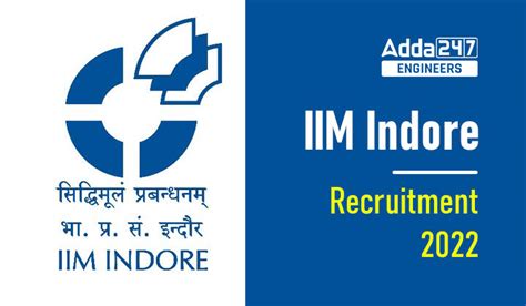 Iim Indore Recruitment 2022
