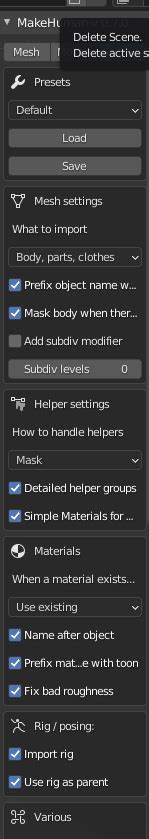 skin materials do not update unless different import options are loaded
