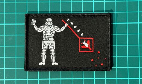 Helldivers 2 500kg Blackbeard Patch Ft Mediaworks