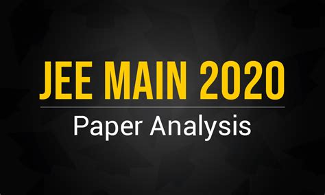 JEE Main Paper Analysis MathonGo