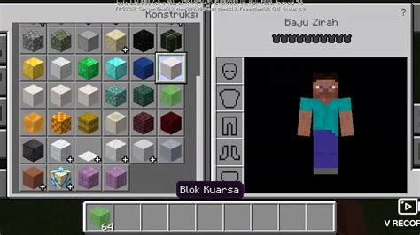 Cara Membuat Rocket Di Minecraft Youtube