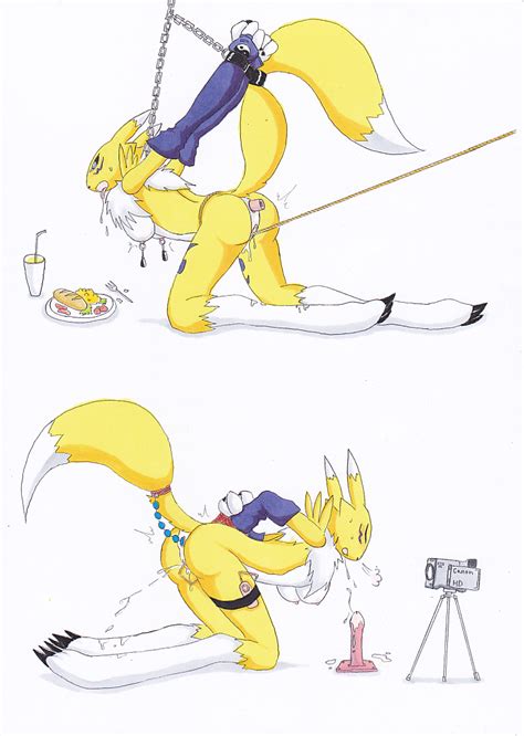 Rule 34 Anal Anal Beads Bondage Bound Cum Digidredg Digimon Dildo Female Female Only Renamon