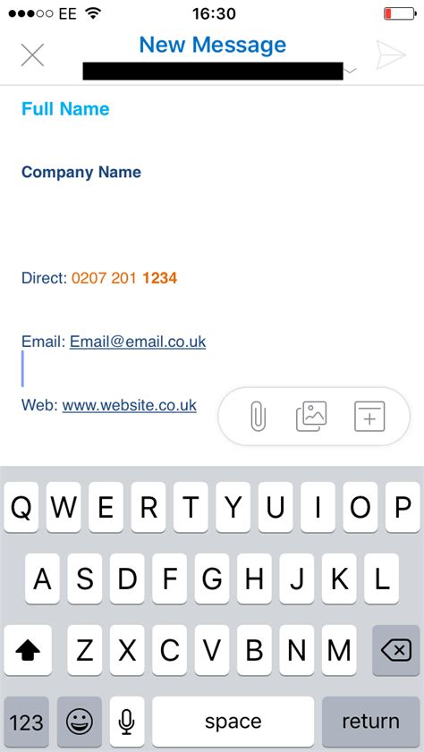Html Spacing And Outlook Ios App Signature Stack Overflow