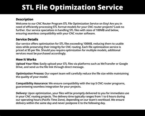 Cnc Router Program Stl File Optimization Service For Cnc Router And