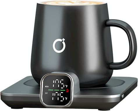 Thermacup Self Heating Temperature Controlled Coffee Mug With Lid Led Electric