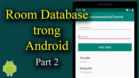 room database trong android part 2 check data and update data