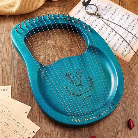 Cega Lyre Harp16 Strings Harp Mahogany Lyre Harp Vicedeal