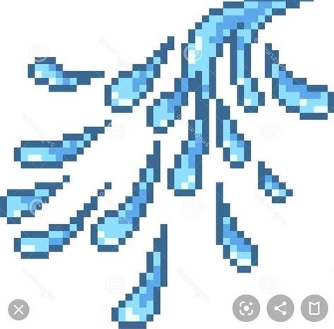 Water Splash Pixel Pixel Art Pixel Art Design Pixel