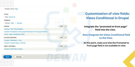 Customization Of View Fields Views Conditional In Drupal • Dewan Codes