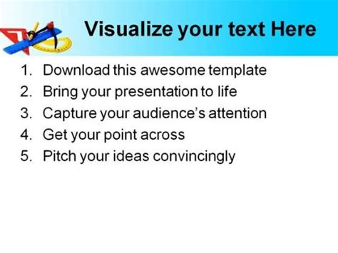 Geometry Items Education Powerpoint Template 0810